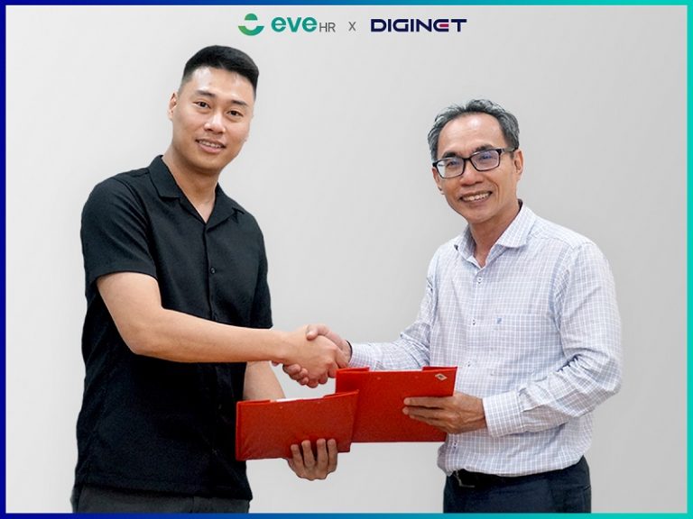 Lễ ký kết Biên bản ghi nhớ giữa Công ty DIGINET và Công ty EveHR